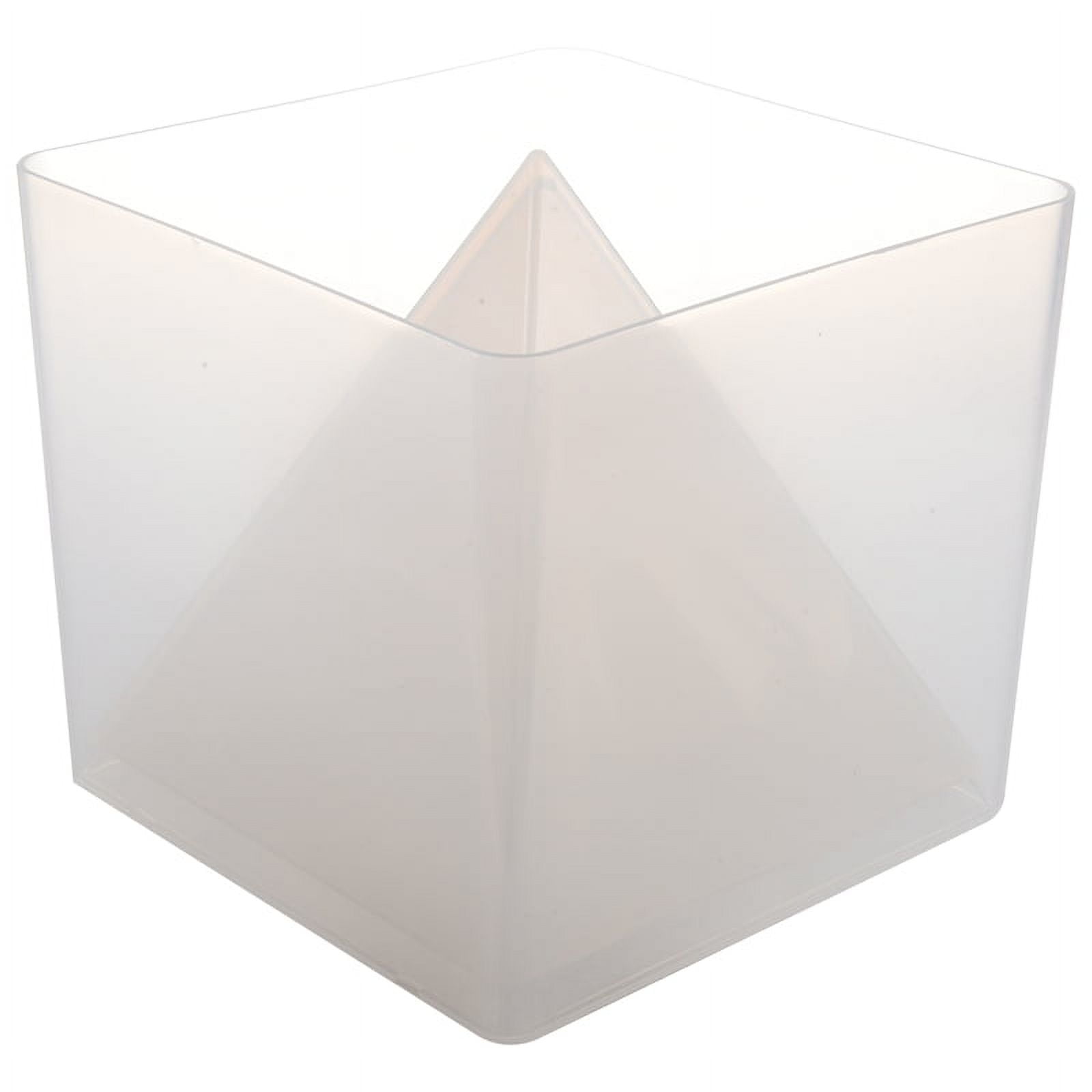 Super Pyramid Silicone Mould Craft Jewelry Crystal Mold With Plastic ...