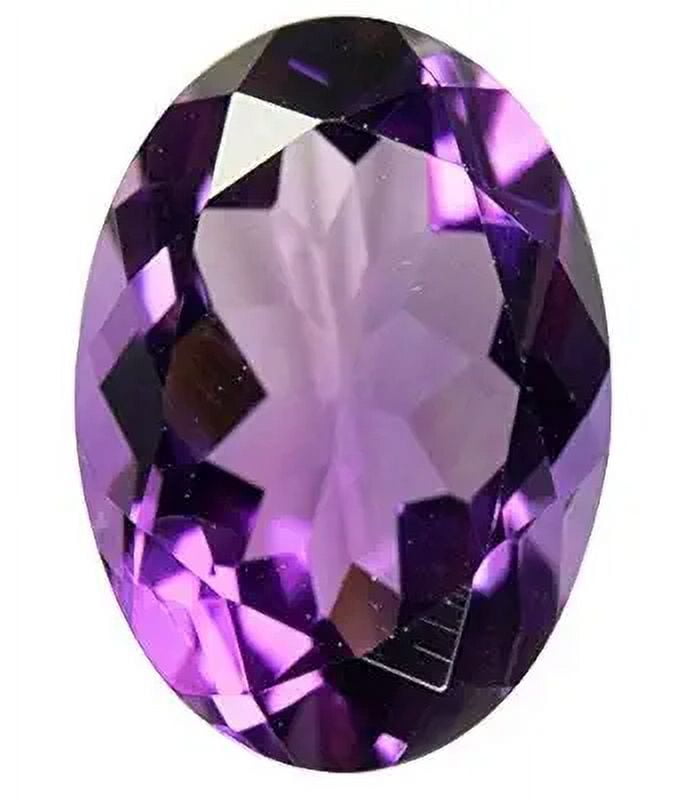 Super Quality Natural Amethyst Stone 5.25 Ratti / 4.80 Carat Lab ...