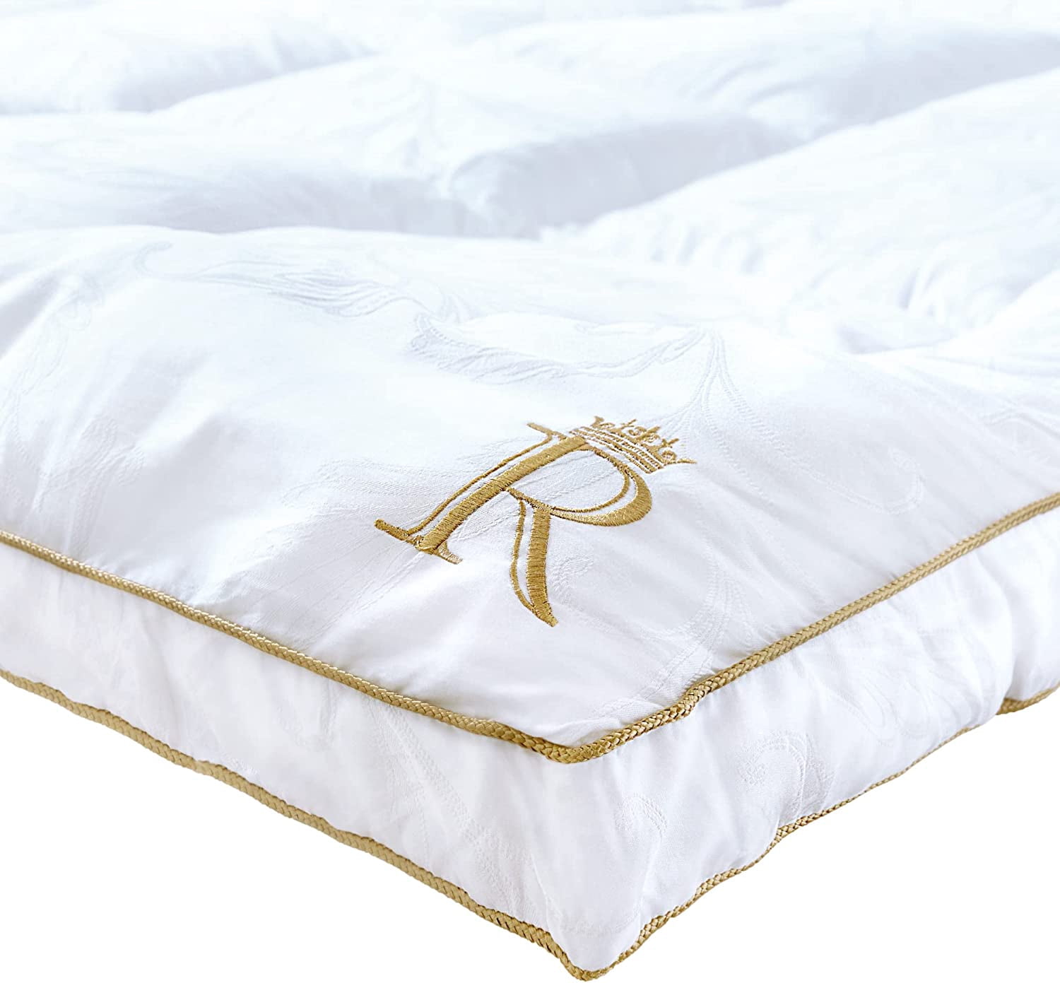 Super Queen Mattress Topper Mattress Pad - 8-23 Inches Deep Pocket, 400 ...