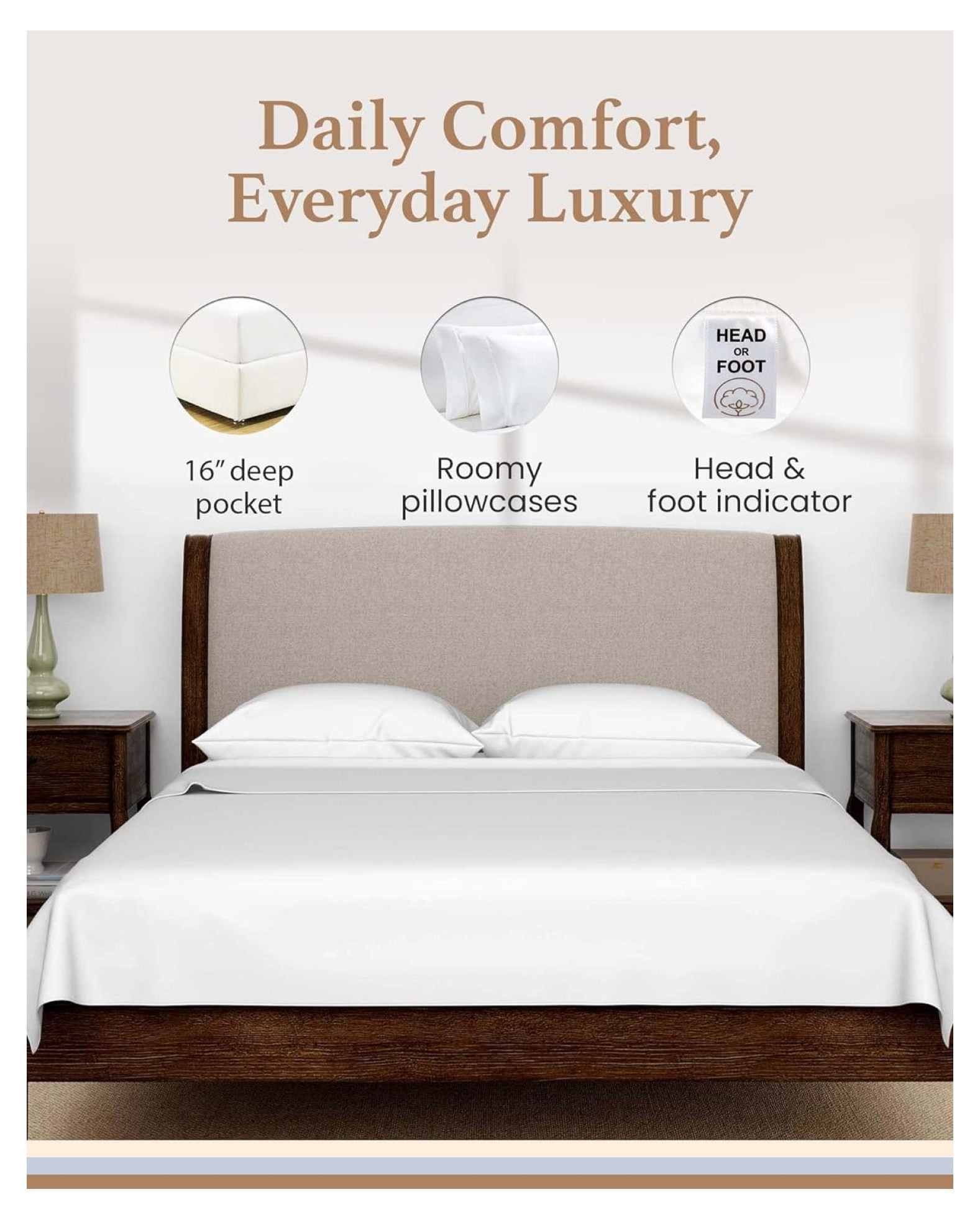 Super Queen Sheets Set - 4 Pc, 100% Egyptian Cotton 800 Thread Count ...