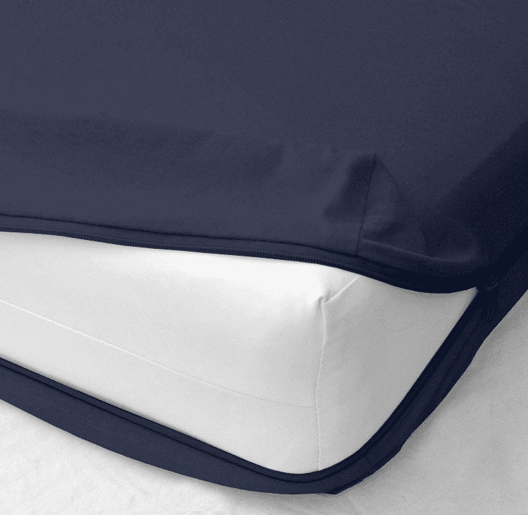 Super Queen Size Zipper Fitted Sheet 1 Piece - 14" Deep Pocket - 100% ...