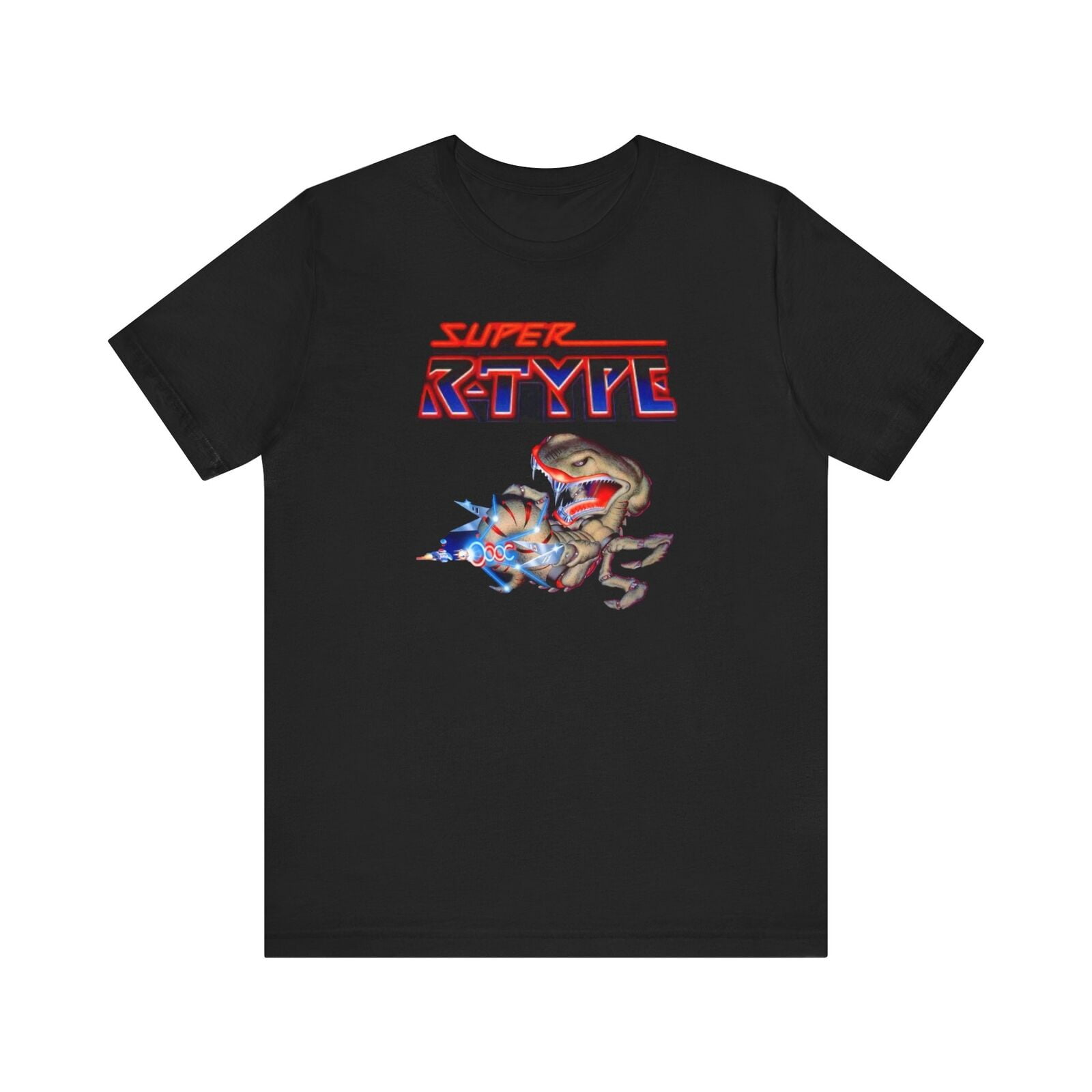Super R Type SNES Pixel Art Retro Style Unisex Short Sleeve Tee T-Shirt ...