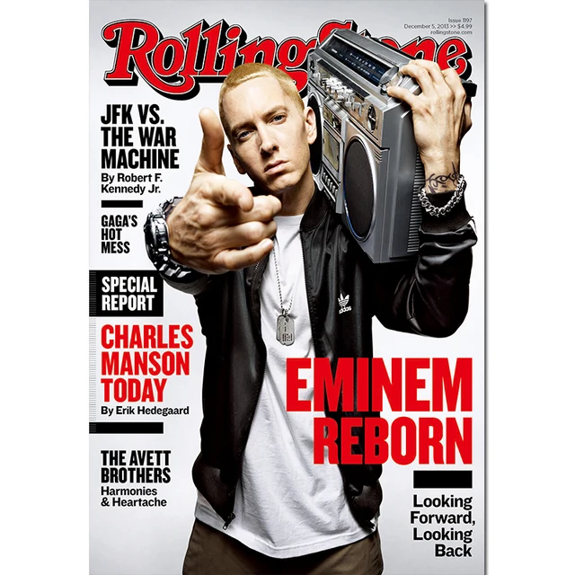 Super Rapper Eminems Posters And Prints Great Rap Singer Canvas ...