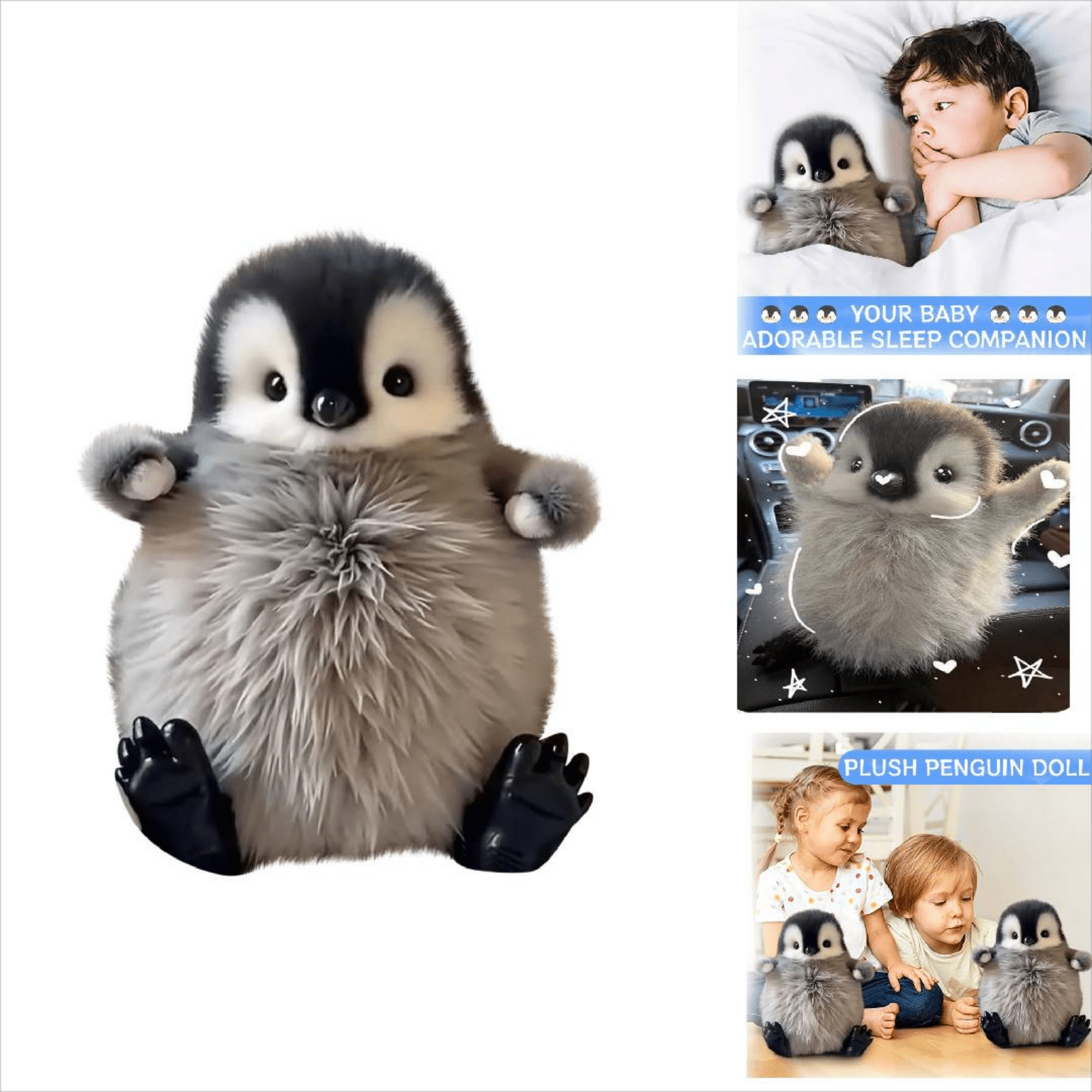 Super Realistic Plush Robot Penguin, Photorealistic Interactive Robot ...