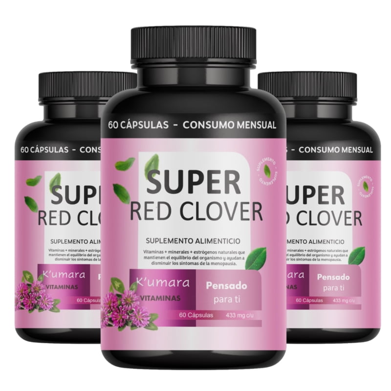 Super Red Clover Multivitamin Menopause Pack x3 - Walmart.com