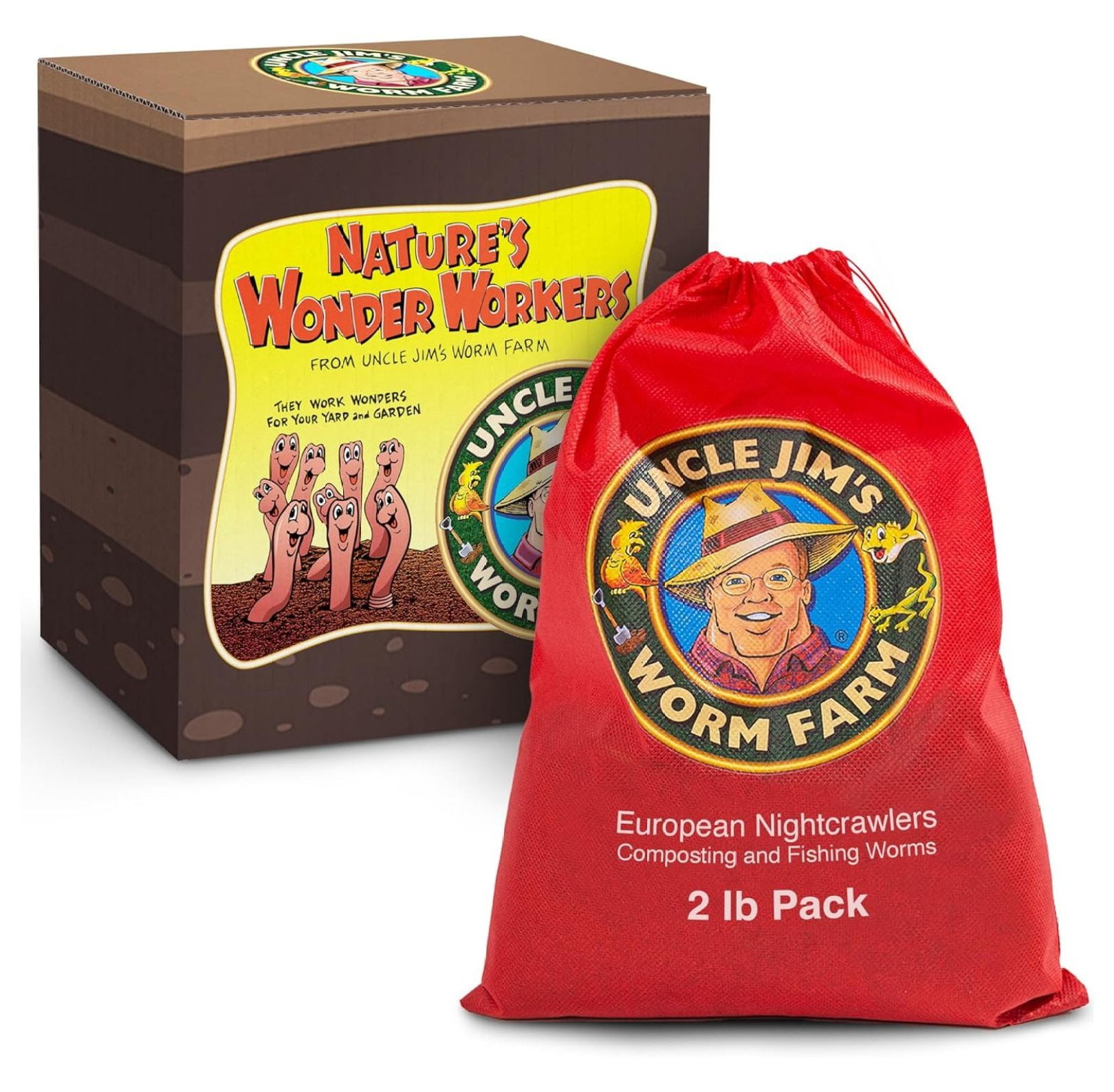 Super Red European Nightcrawlers for Composting and Garden Soil ...