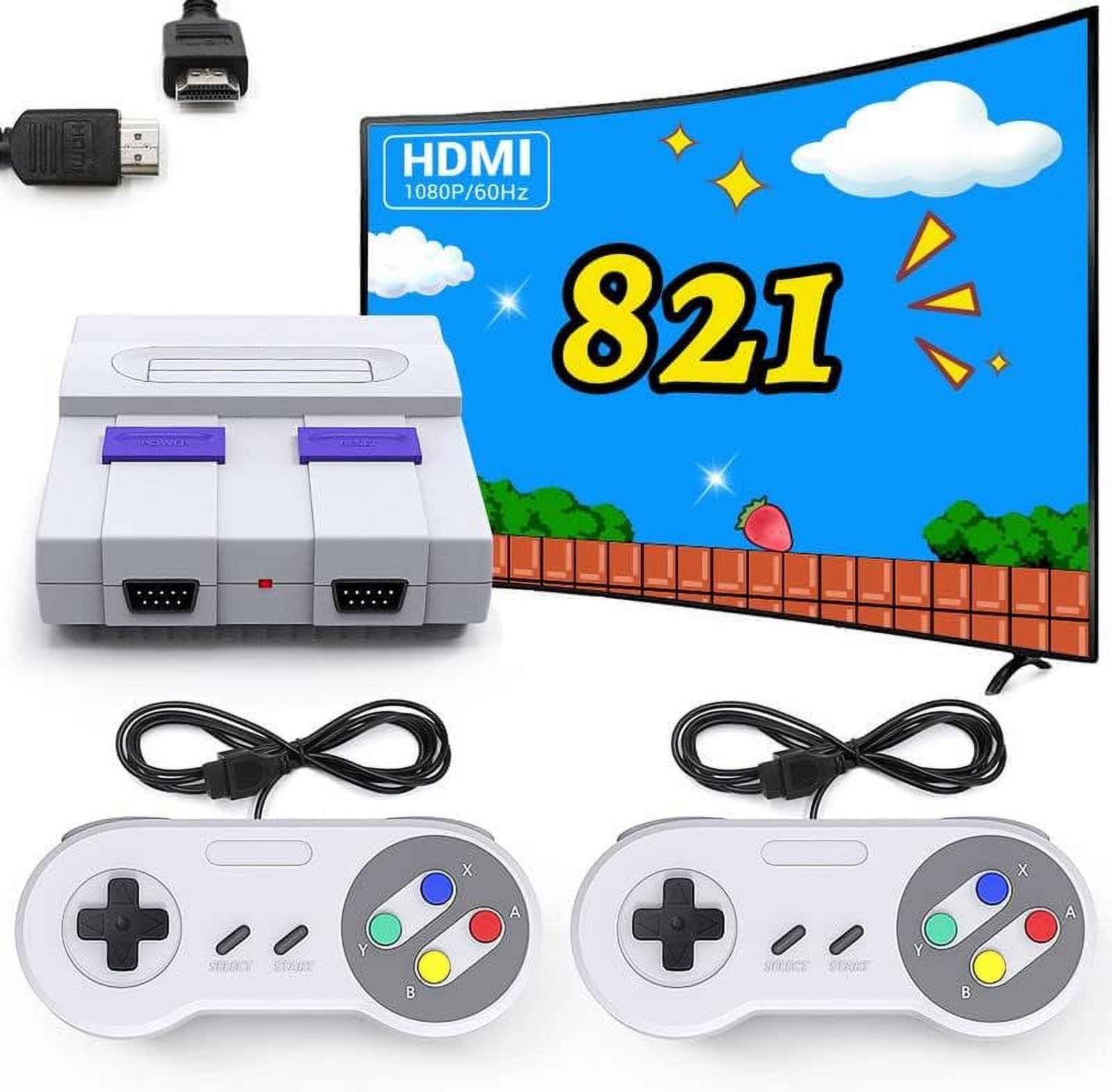 Super Retro Player, Classic Retro System Built-in 821 Plays and 2 ...