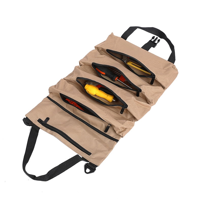 Super Roll Tool Roll,Multi-Purpose Portable Roll Up Tool Bag, Wrench ...