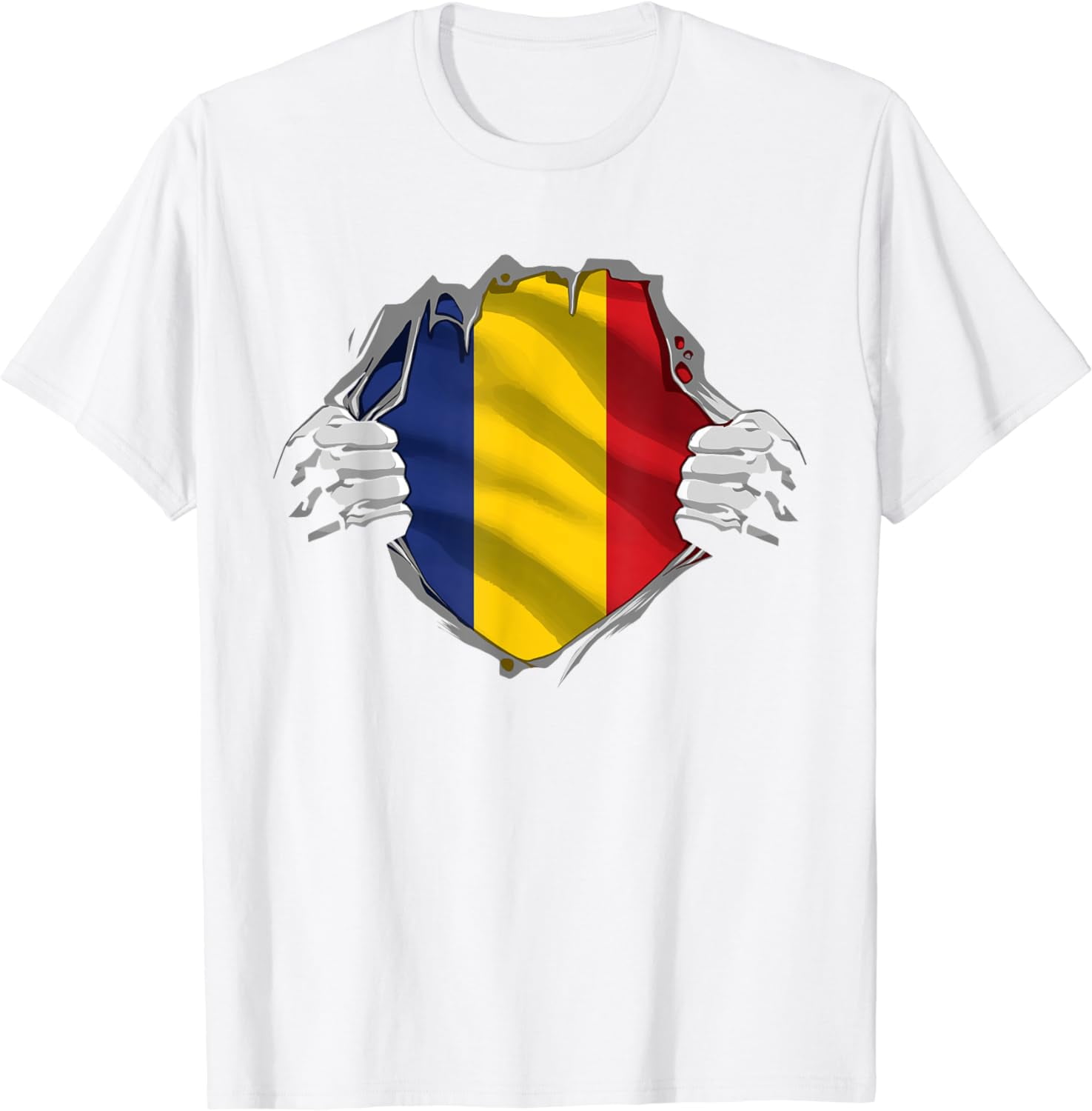 Super Romanian Heritage Proud Romania Roots Flag T-Shirt - Walmart.com