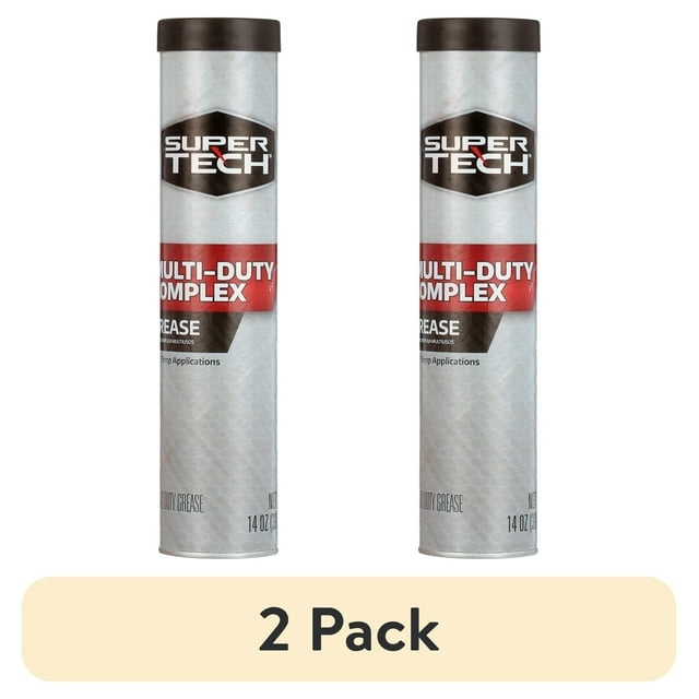 (2 pack) Super S Multi-Duty Complex Grease Tube, 14 oz - Gray - Walmart.com