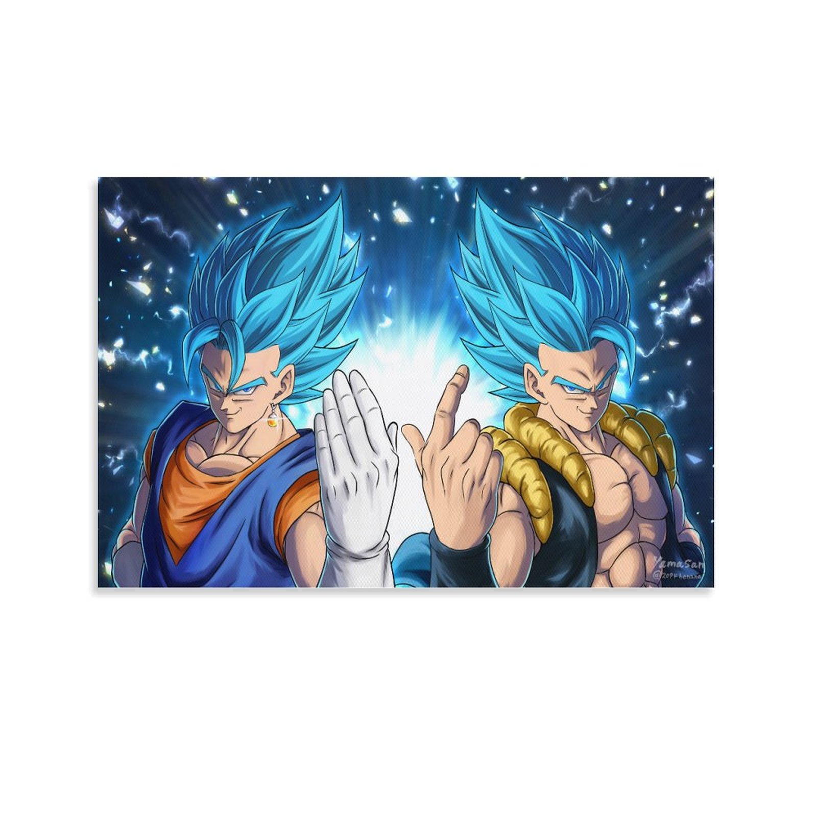 Super Saiyan Akira Toriyama (162) Poster Art Panel Oil Canvas Wall ...