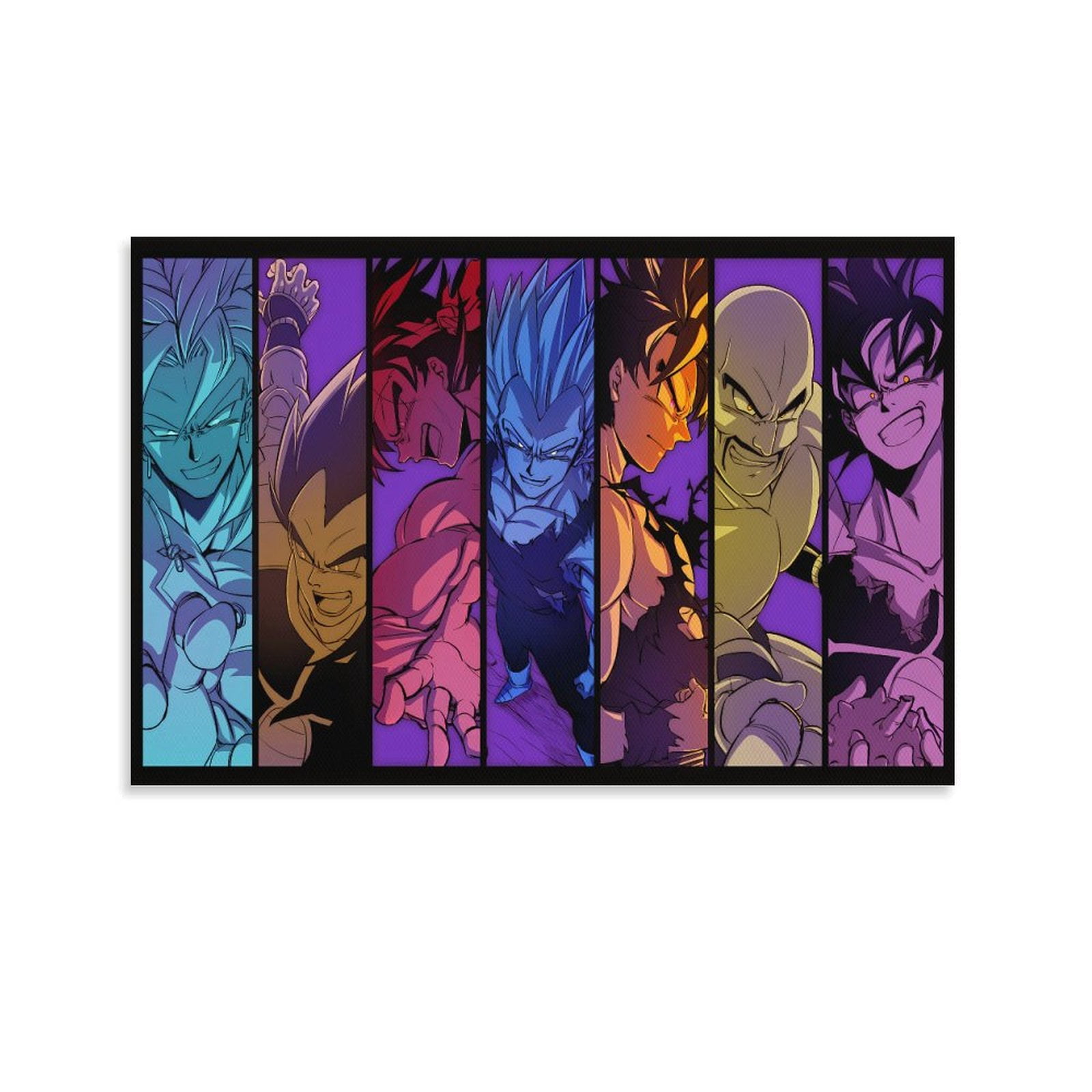 Super Saiyan Akira Toriyama (347) Poster Art Panel Oil Canvas Wall ...