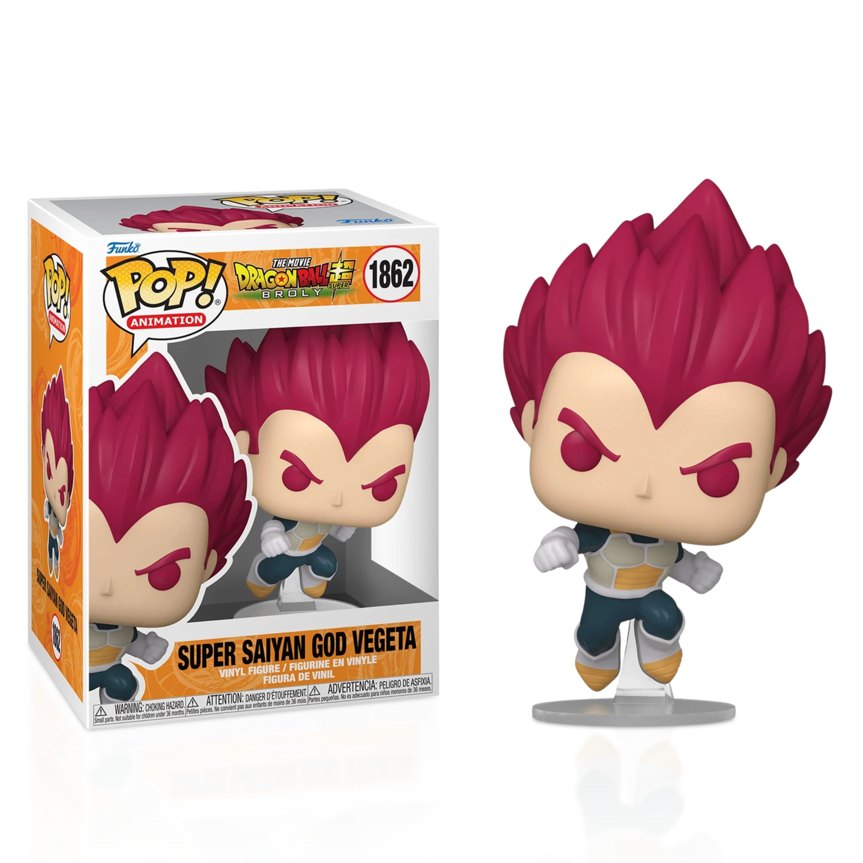Super Saiyan God Vegeta #1862 Funko Pop Animation Dragon Ball Super ...