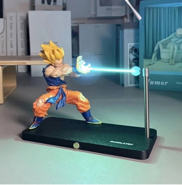 Super Saiyan Magnetic Touch Night Light, Dragon Ball Z Goku Action ...