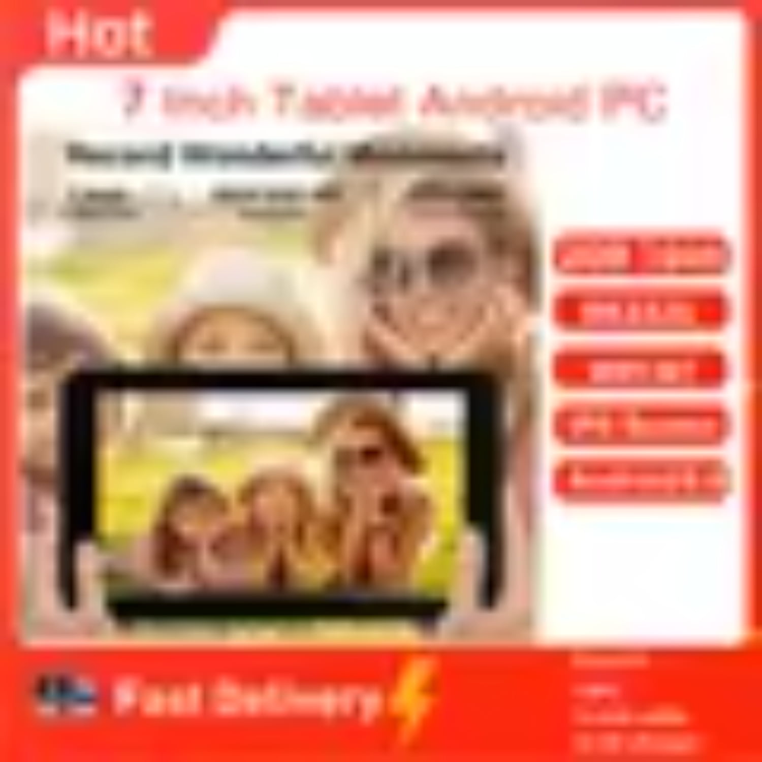 Super Sales 7 INCH Dual Camera Quad Core RK3326 Tablet with Android 9.0 2GB RAM 16GB ROM IPS ...