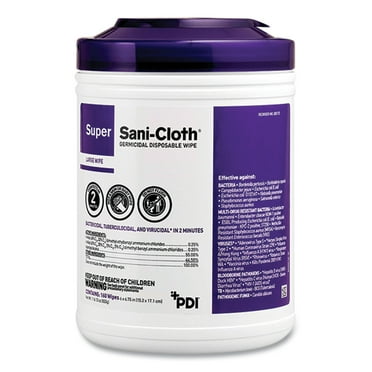 Sani-Cloth AF3 Germicidal Wipes, Surface Disinfectant, 7.5 in x 15 in ...