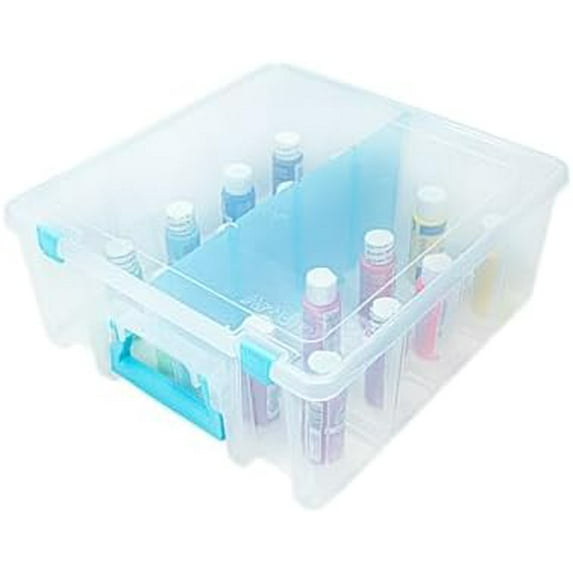 Super Satchel Double Deep Compartment Box - Art Storage with 8 ...