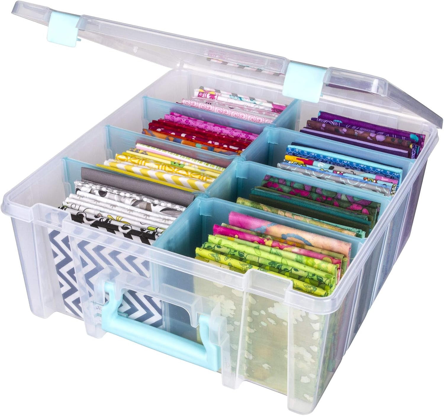 Super Satchel Double Deep Compartment Box - Art Storage with Removable ...