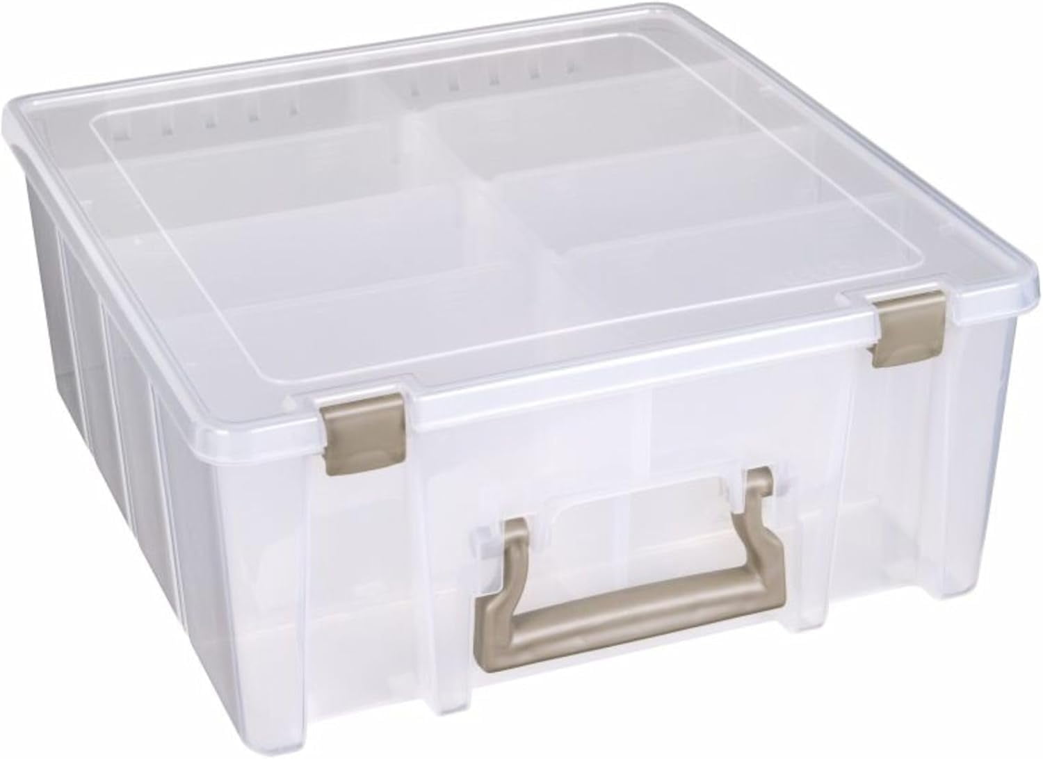Super Satchel Double Deep Compartment Box - Art Storage with Removable ...