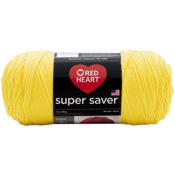 Super Saver Yarn by Red Heart - Solid Color Yarn for Knitting - Crochet ...