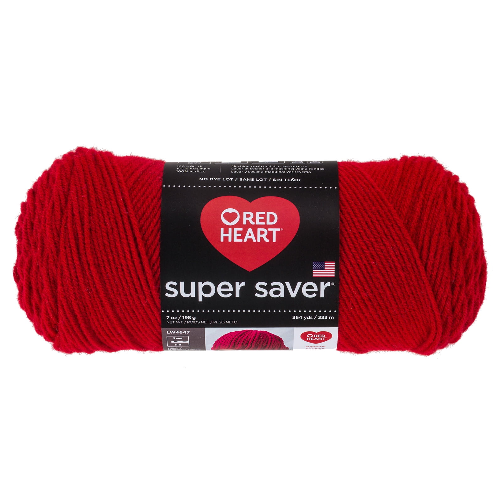 Red Heart Super Saver Yarn - Solid Color Assortment for Knitting ...
