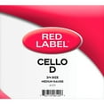 Super Sensitive Red Label Series Cello D String 3/4 Size, Medium ...