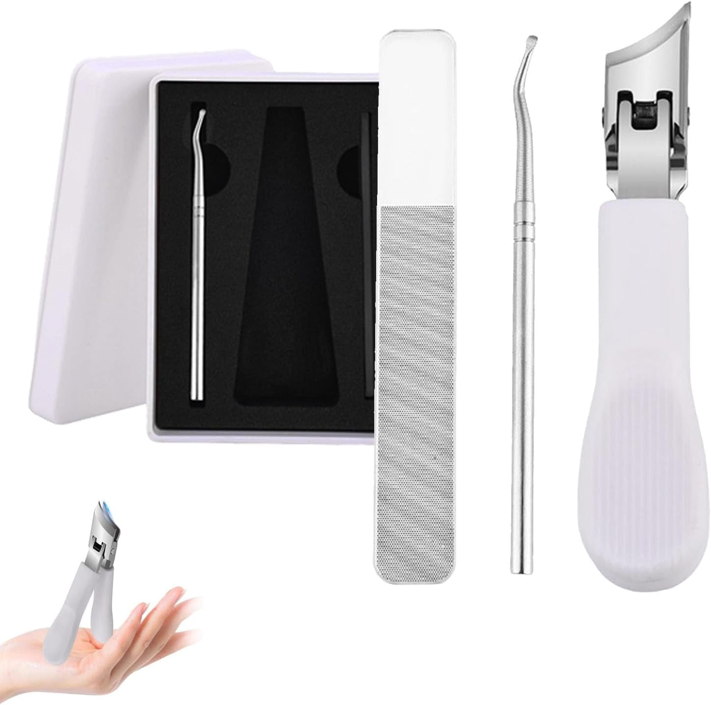 Super Sharp Oblique Nail Clippers, Sets of Eagle Beak Beveled Nail ...