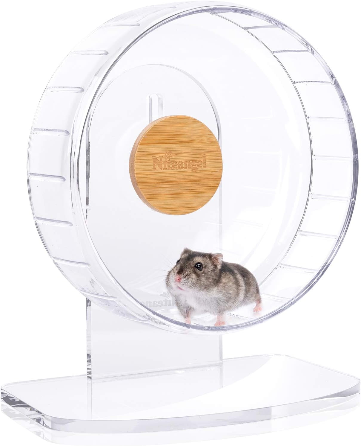 Super-Silent Hamster Exercise Wheels: - Quiet Spinner Hamster Running Wheels with Adjustable ...