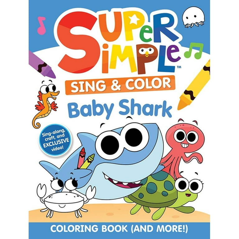 baby shark coloring pages for kids