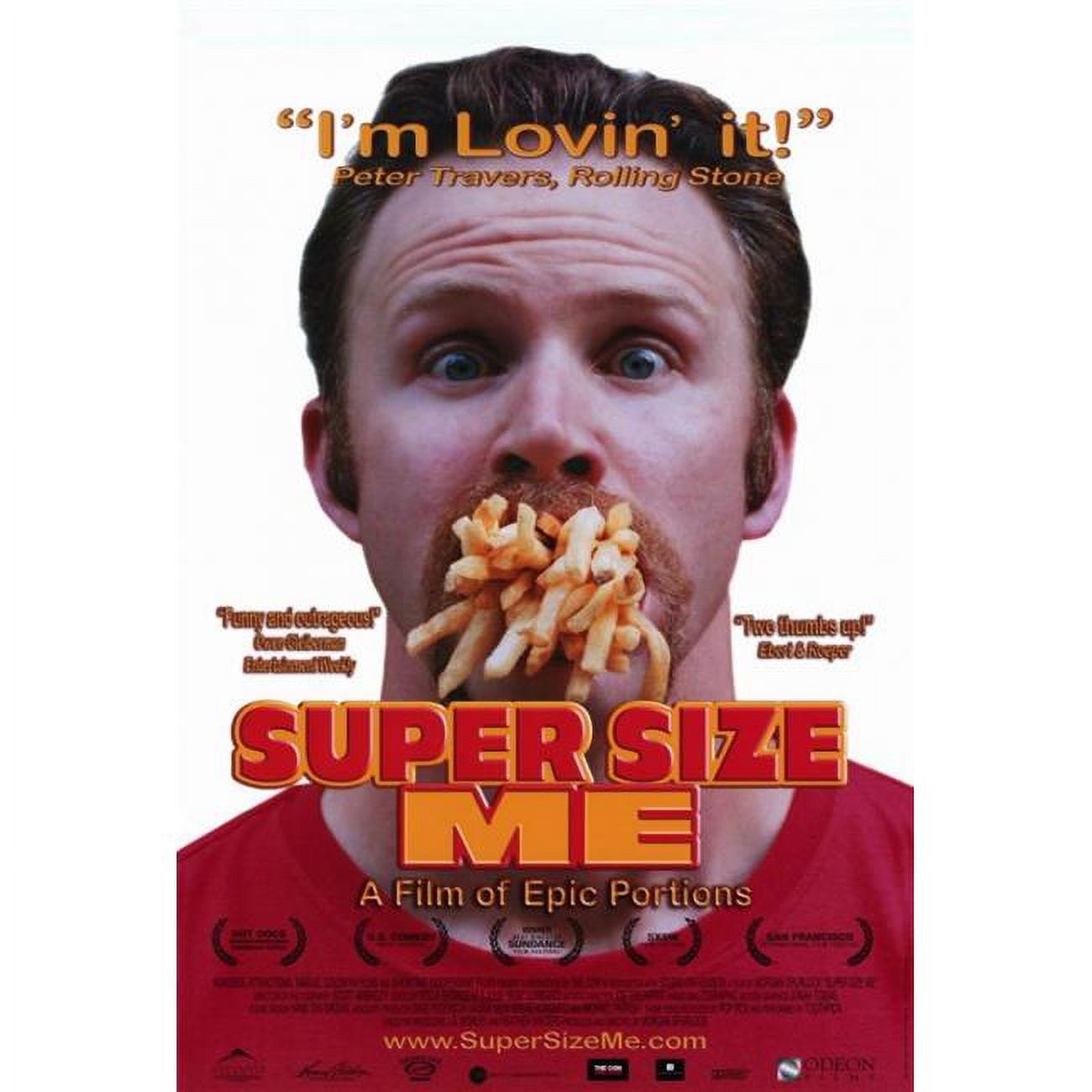 Super Size Me Movie Poster - 27 x 40 in. - Walmart.com
