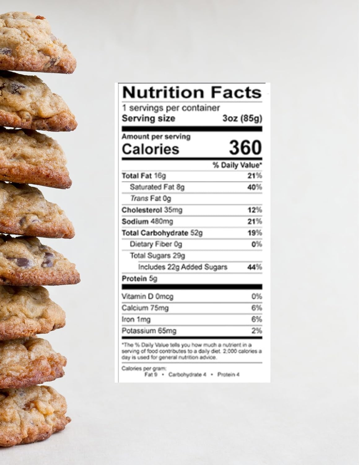 Super Sized Down Home Cookies Individually Wrapped Mmm Candy, 3 Ounce ...