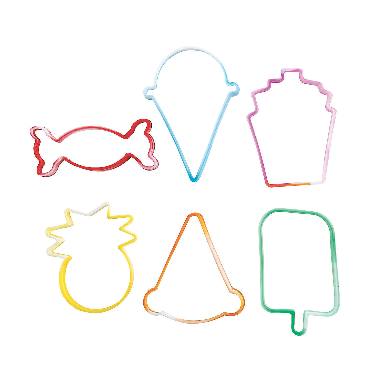 Super-Sized Fun Foods Fun Bands - 6 Pieces - Walmart.com