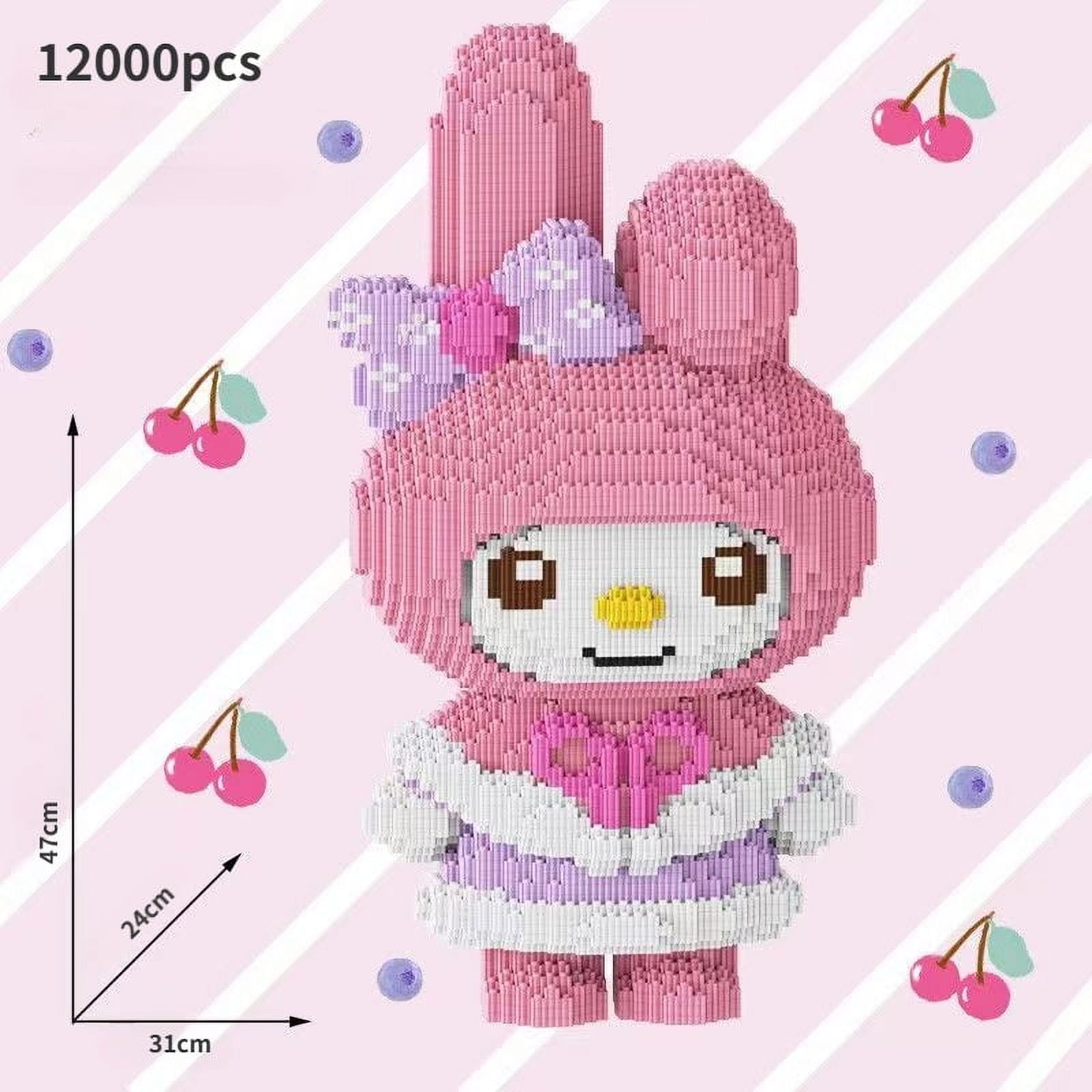 Super Sized Hello Kitty Building Blocks Melody, Kuromi, Melody, Jigsaw ...