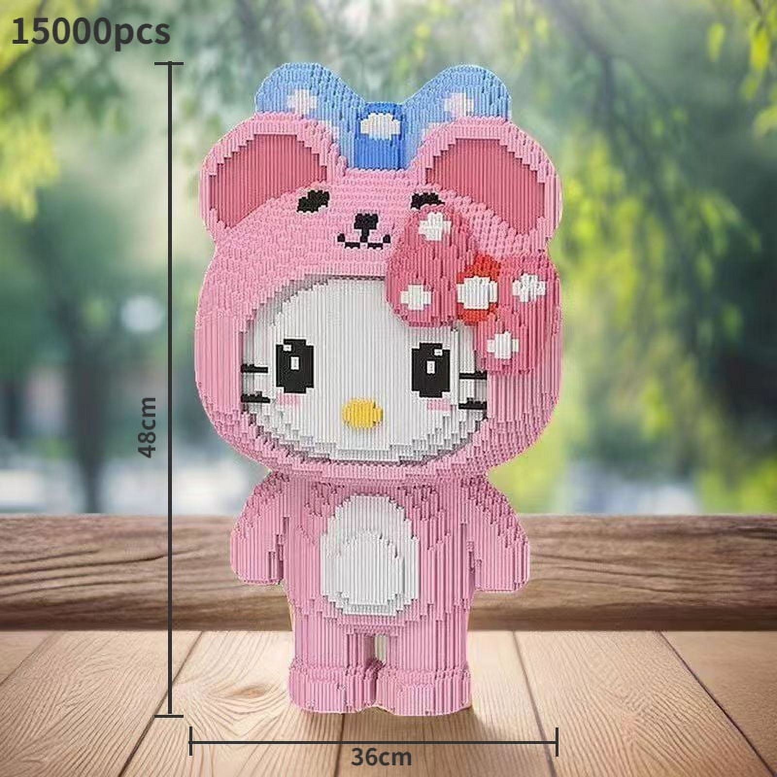 Super Sized Hello Kitty Building Blocks Melody, Kuromi, Melody, Jigsaw ...