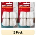 (2 pack) Super Sliders 1" Round Rubber Tip Chair Leg Caps Floor ...