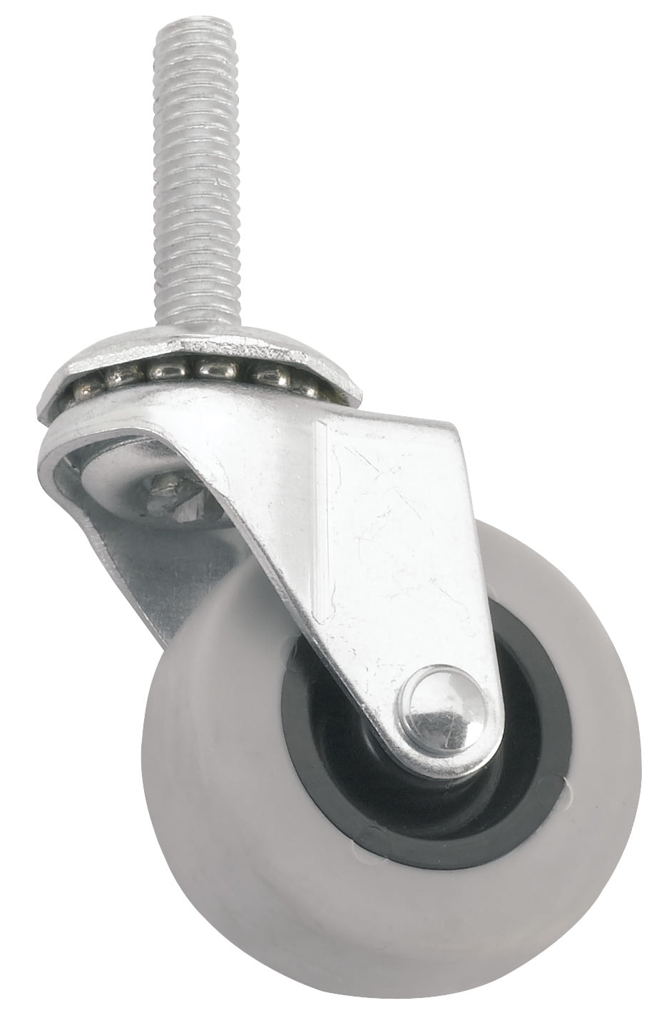 Super Sliders 2" Thermoplastic Rubber (TPR) Caster with Swivel Threaded ...