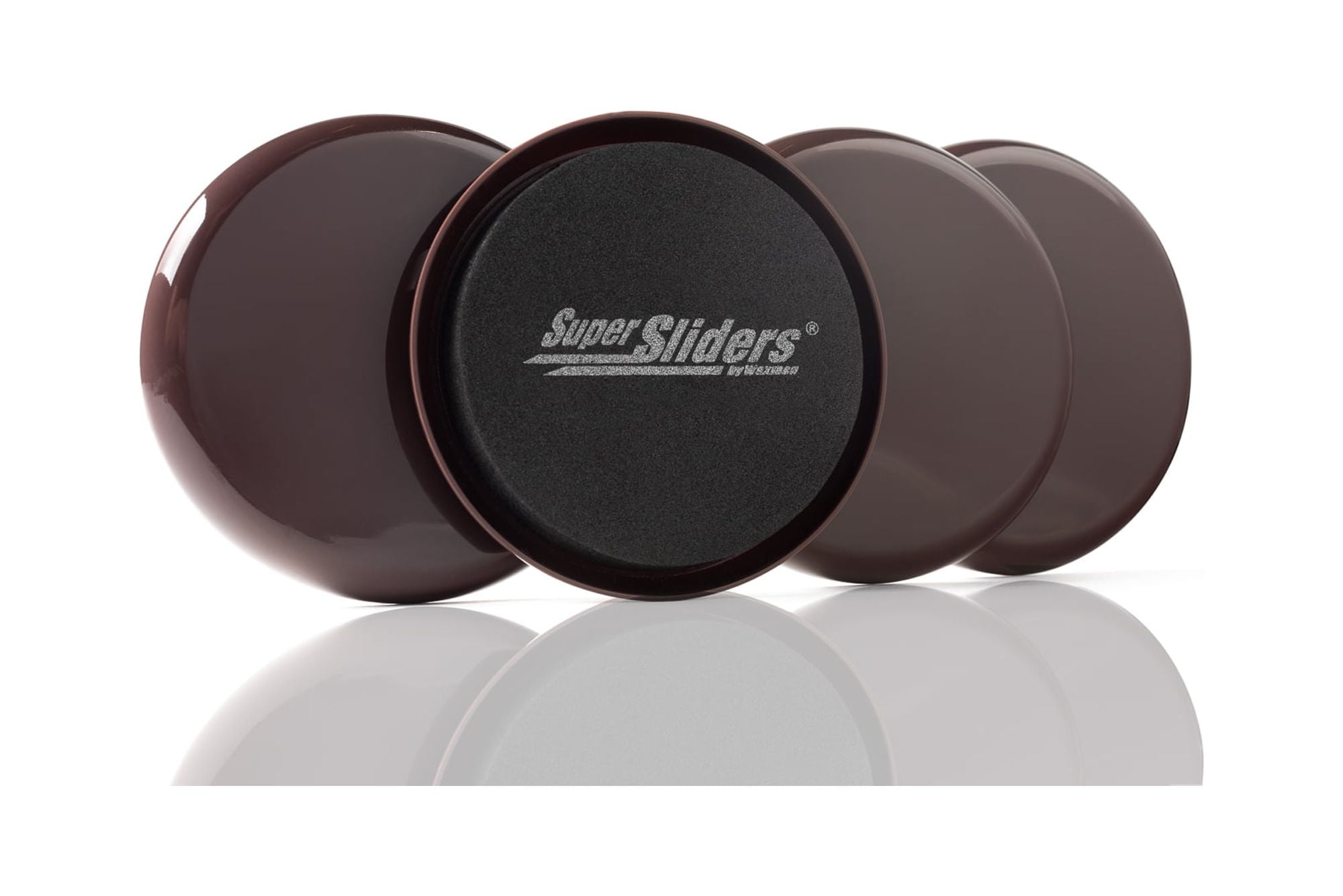 Super Sliders 3 1/2" Reusable Furniture Sliders, Carpet, Brown (4 Pk ...