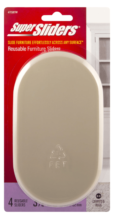 Super Sliders 3.5" x 6" Oval Furniture Sliders - Walmart.com