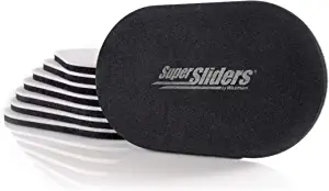 Super Sliders 5 3/4" x 9 1/2" Oval Reusable Furniture Sliders for Hard ...