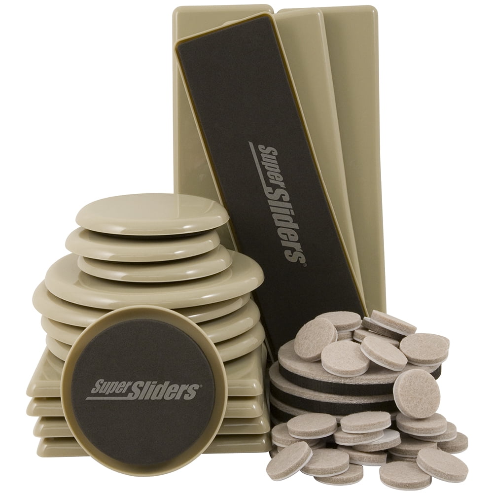Super Sliders Assorted Reusable Furniture Sliders & Self-Stick Pads ...