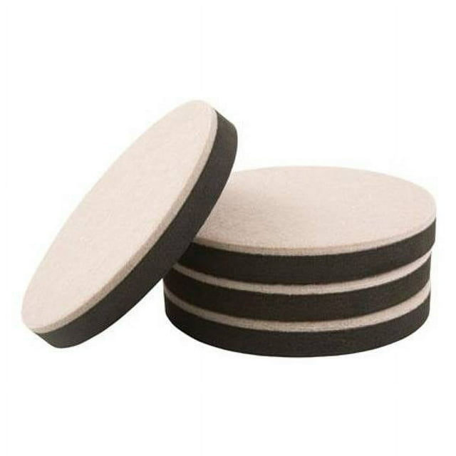 Super Sliders Reusable Felt Round Furniture Sliders - Walmart.com