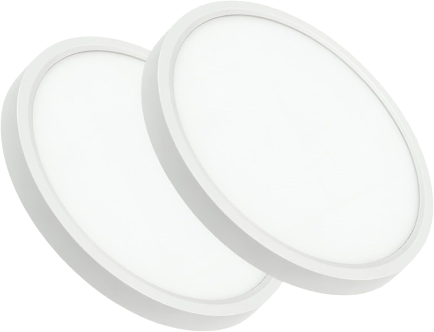 Super Slim 12" LED Ceiling Lights (3000LM) - Dimmable, 6000K CCT, 24W ...