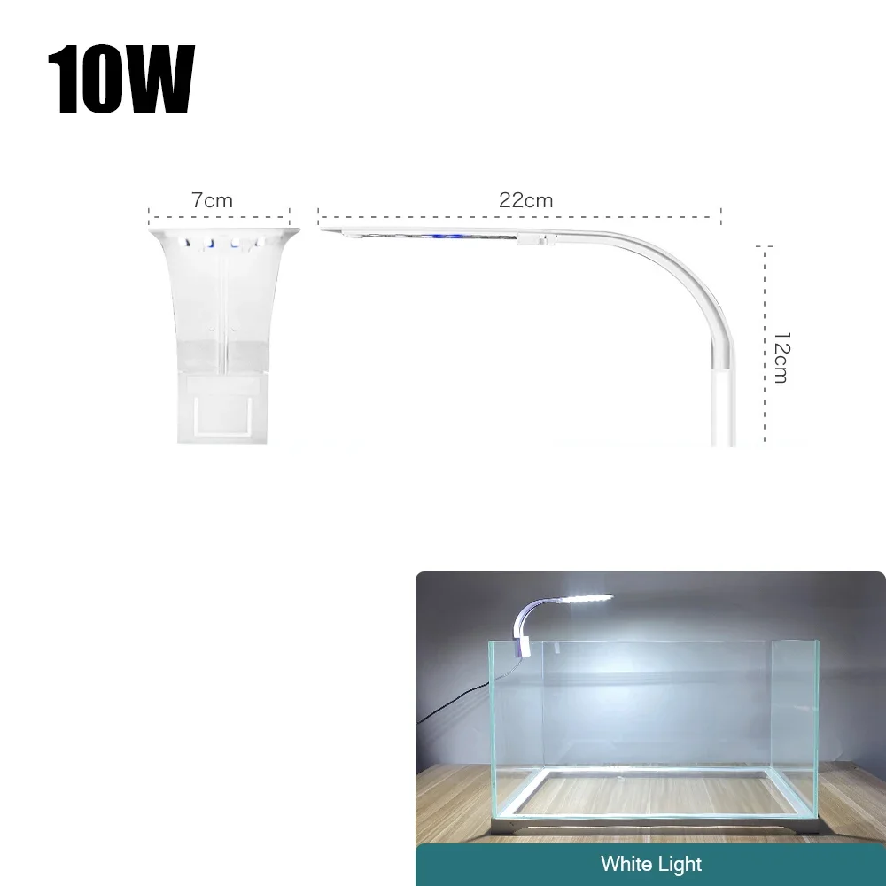 Super Slim LED Aquarium Light Lighting plants Grow Light 5W/10W/15W Aquatic Plant Lighting ...