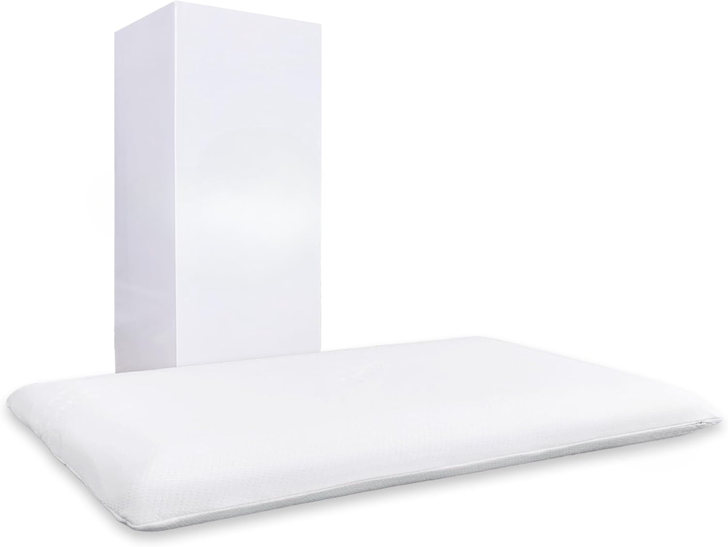 Super Slim Max Cool CarbonBlue Gel Memory Foam Pillow for Stomach and ...