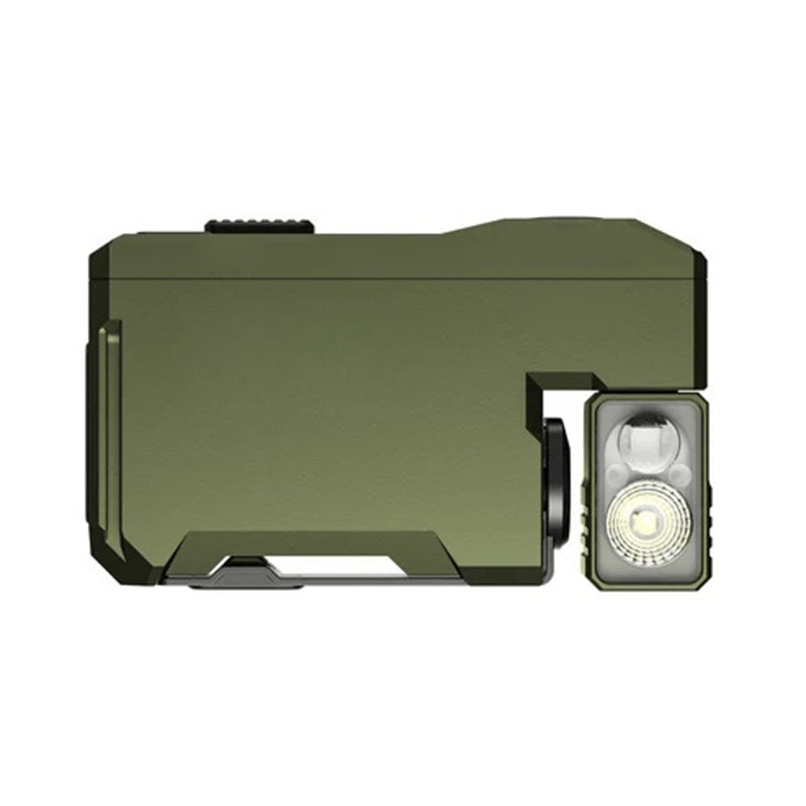 Super Slimly 400Lumen RechargeableEDC Flashlight Double Light Sources ...