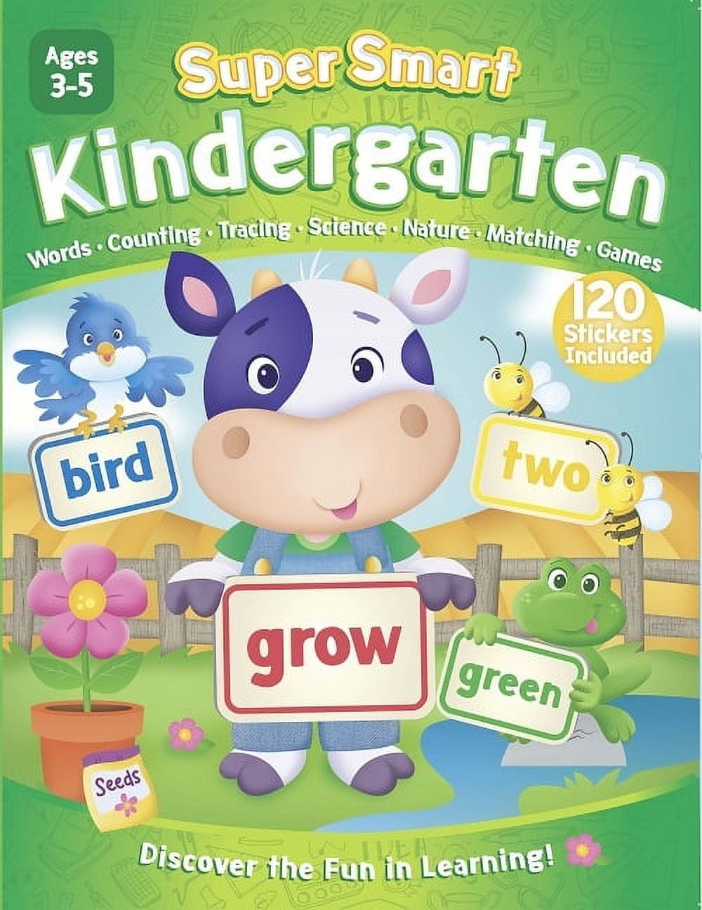 Super Smart: Kindergarten (Workbook), (Paperback) - Walmart.com
