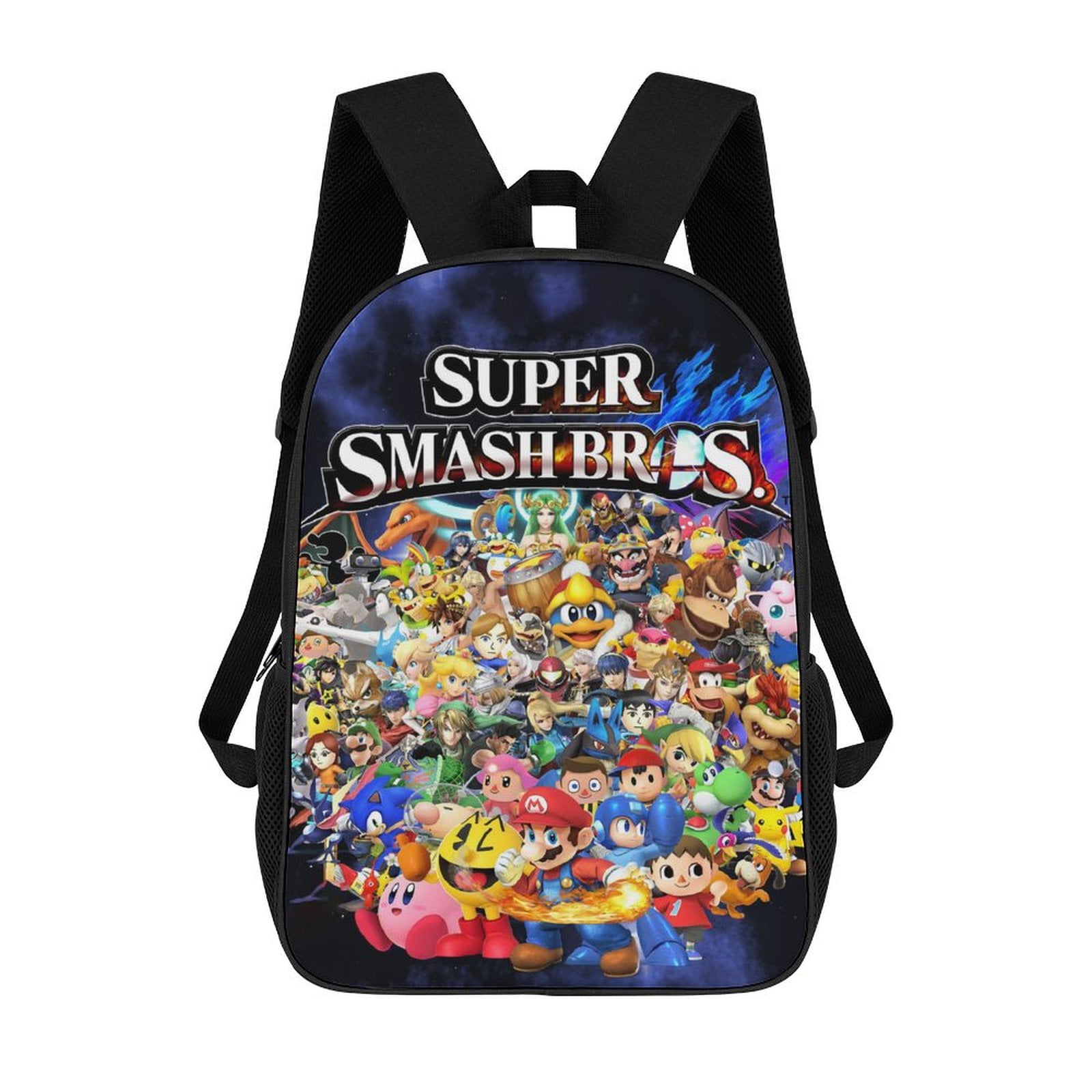 Super Smash Bros Backpack 17 Inch Bookbag Casual Daypack Travel ...