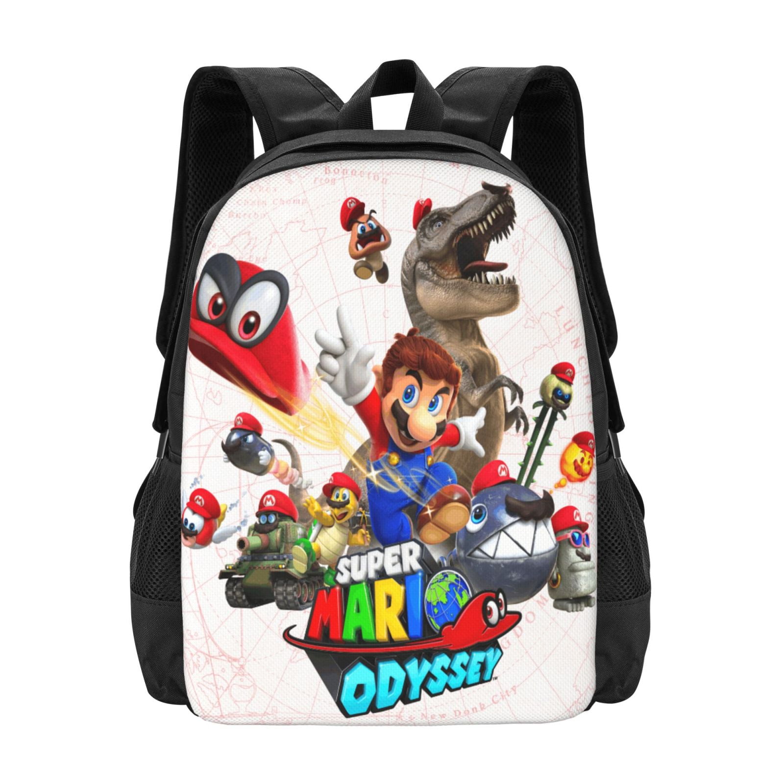 Super Smash Bros Backpack Aesthetic College Bookbag Laptop Travel ...