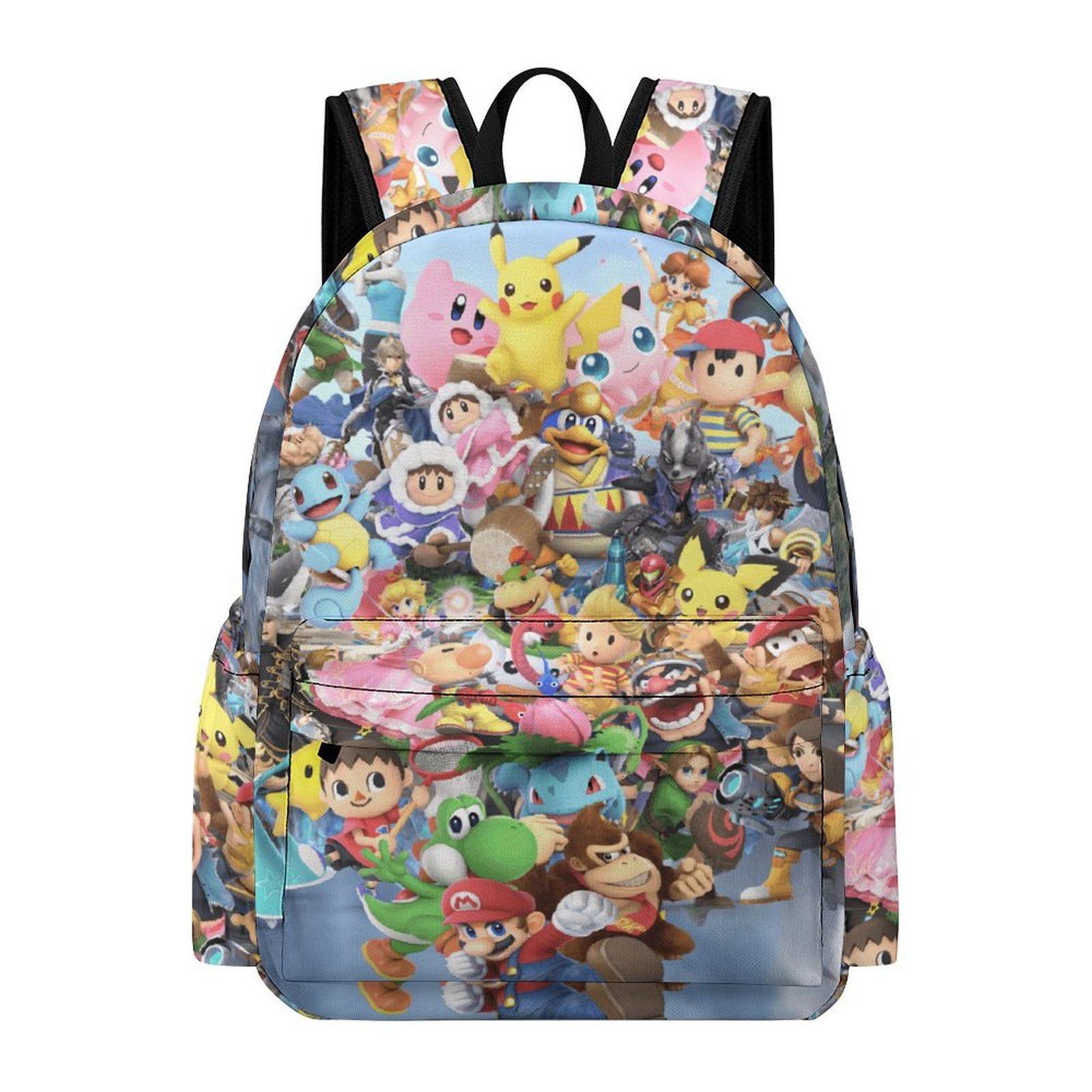 Super Smash Bros Backpack Bookbag Casual Daypack Travel Backpacks for ...
