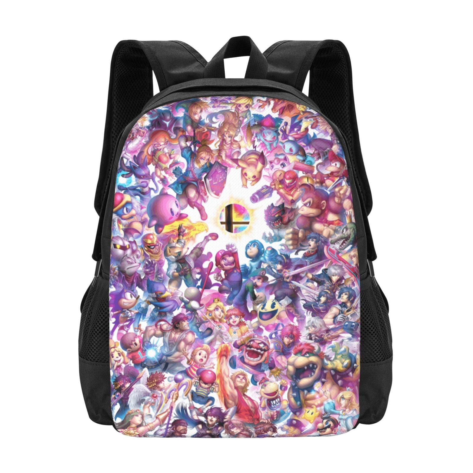Super Smash Bros Backpack Lightweight College Bookbag Laptop Travel ...